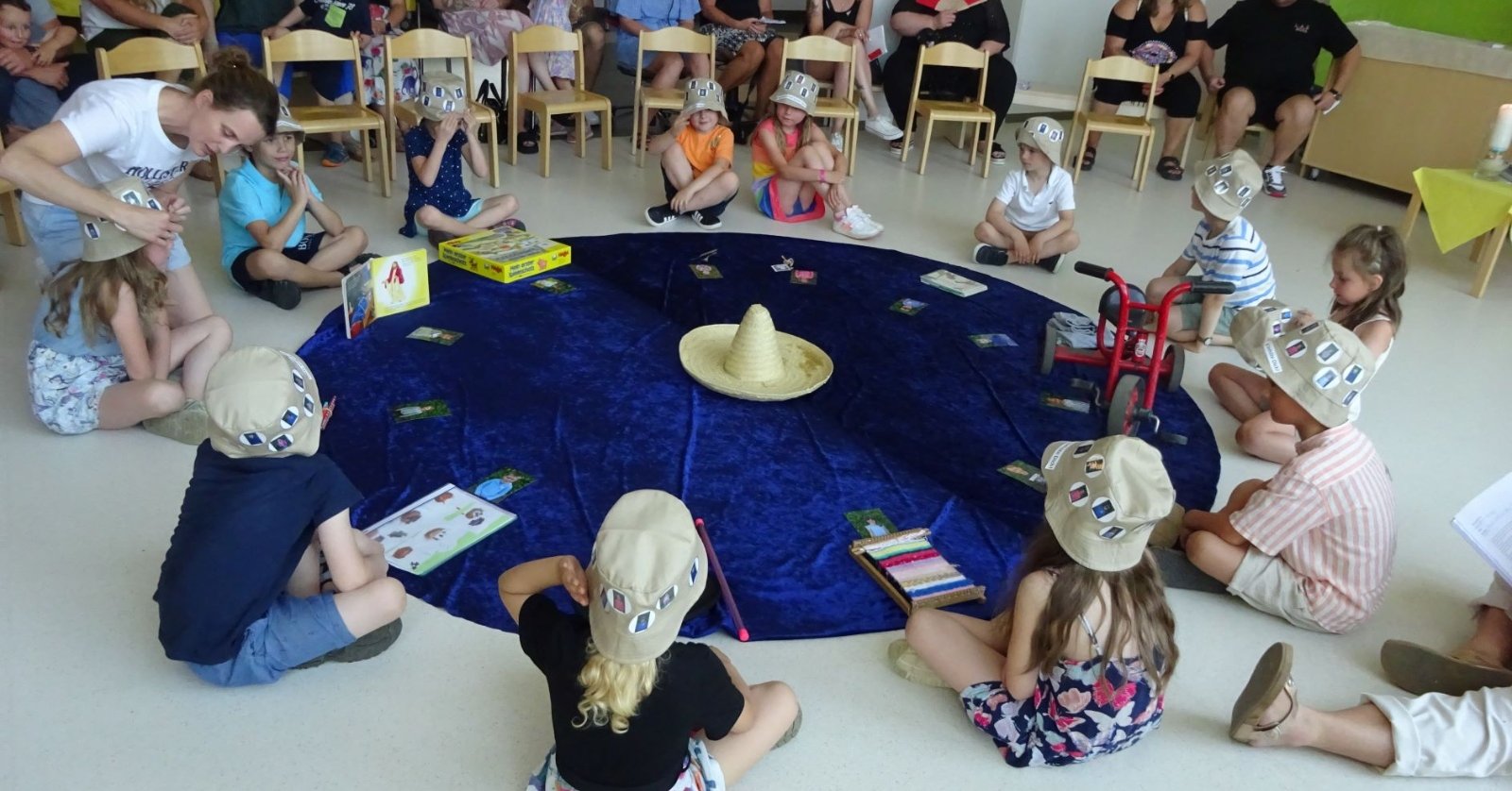 Abschlussfest der Vorschulkinder unter dem Motto: „Mut mit Hut“